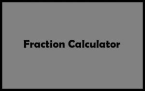 Mixed Fraction Calculator – fractioncalculation.com